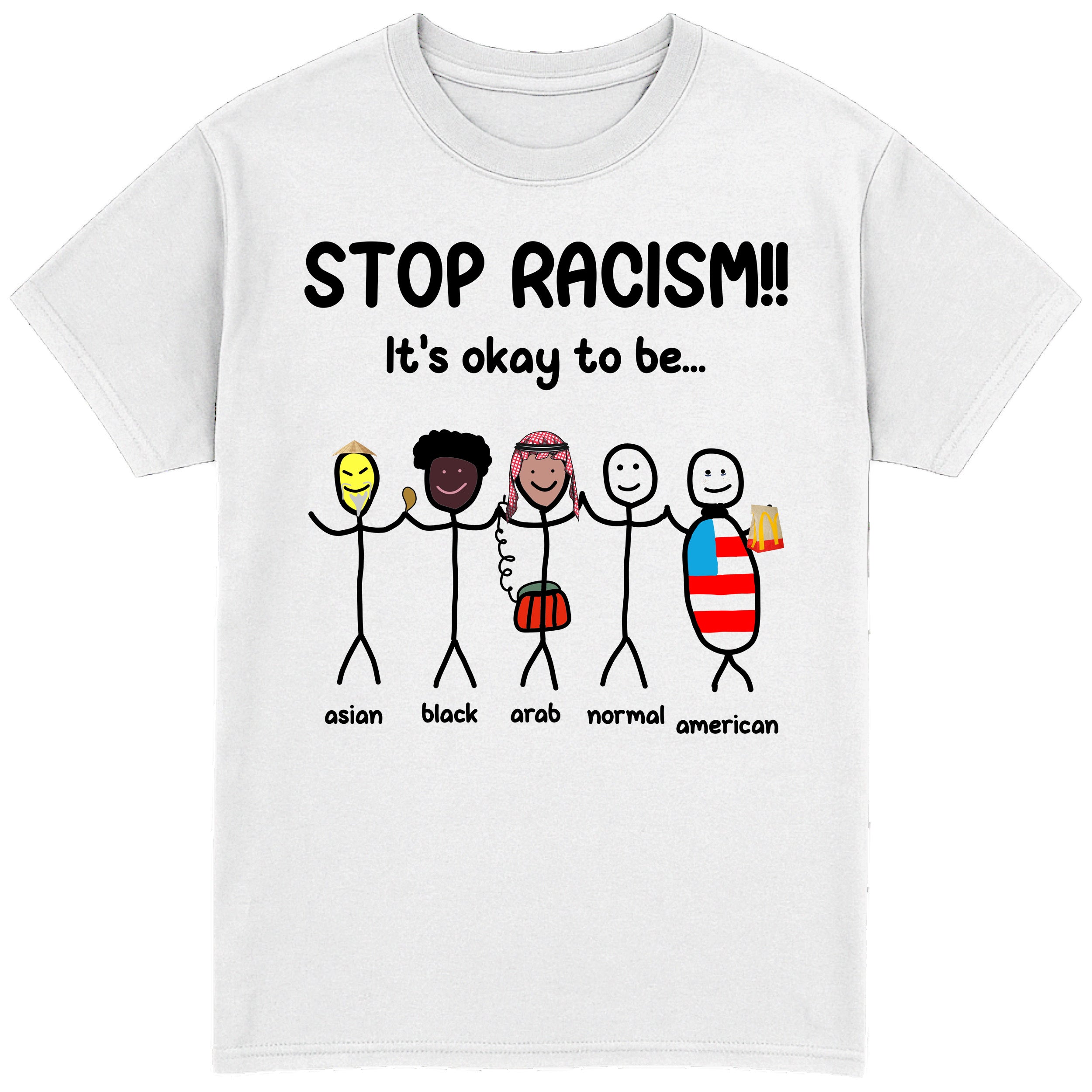 Stop Racism T-Shirt – Teezex